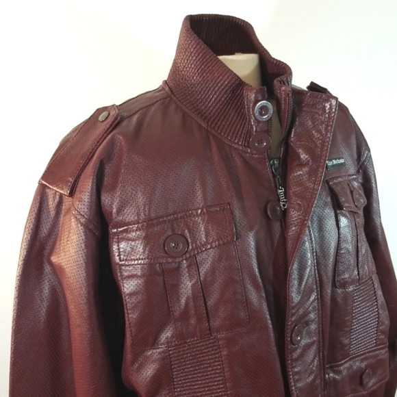 Live Mechanics | Jackets & Coats | Live Mechanics Vintage Perforated ...